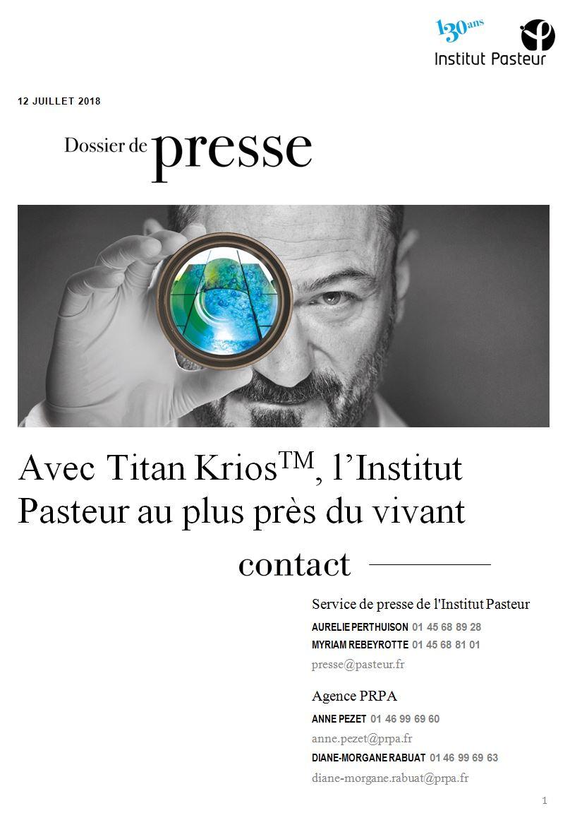 Avec Titan Krios, l’Institut Pasteur au plus près du vivant | Institut ...